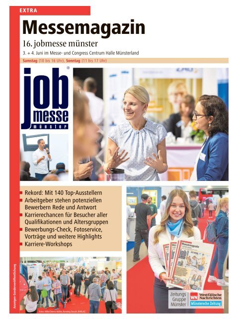 Das MesseMagazin zur jobmesse münster 2023