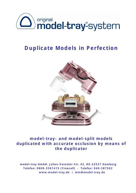 How it's done - model-tray