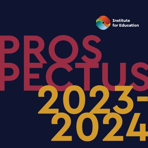 IfE Prospectus 2023-2024