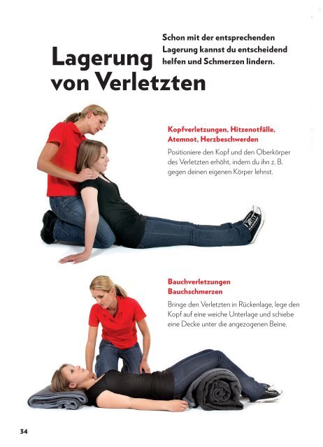 Lagerung von Verletzten S