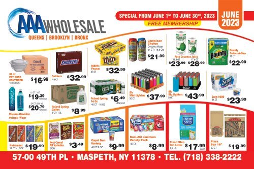 AAA WHOLESALE -June-NEW-YORK