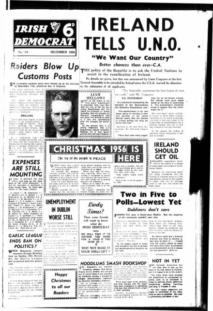 Irish Democrat December 1956