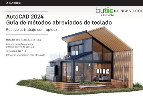 Guía completa de atajos de teclado de AutoCAD 2024