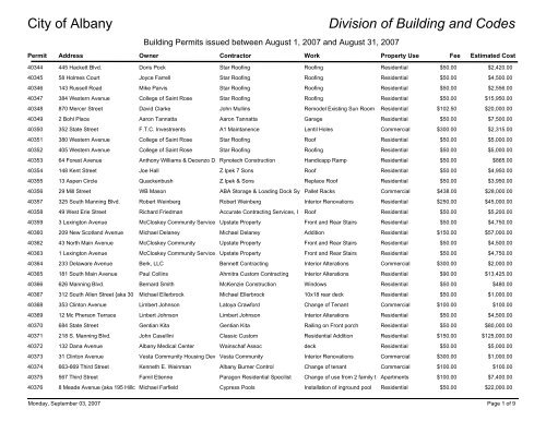Division of Building and Codes