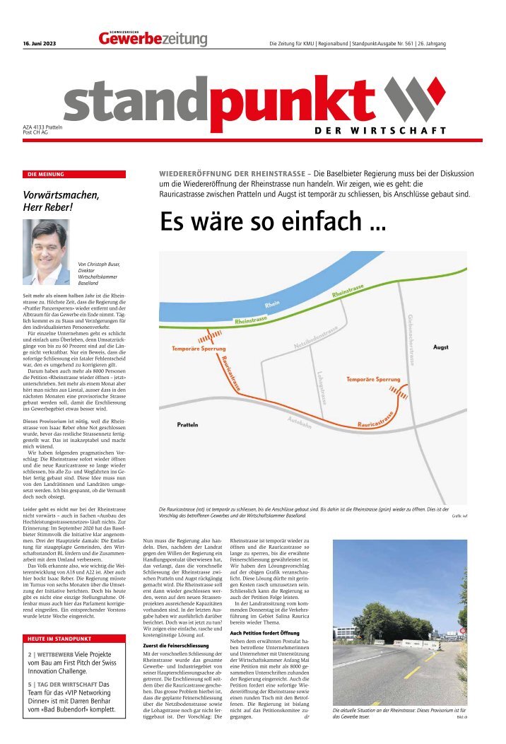 Standpunkt 598 vom 13. Juni 2025