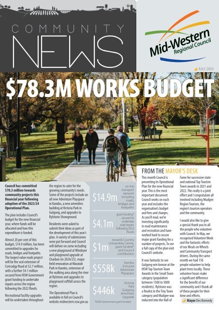 Mid-Western Regional Council Community News JULY 2023