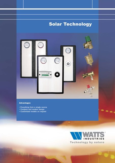 Solar Technology - Watts Industries