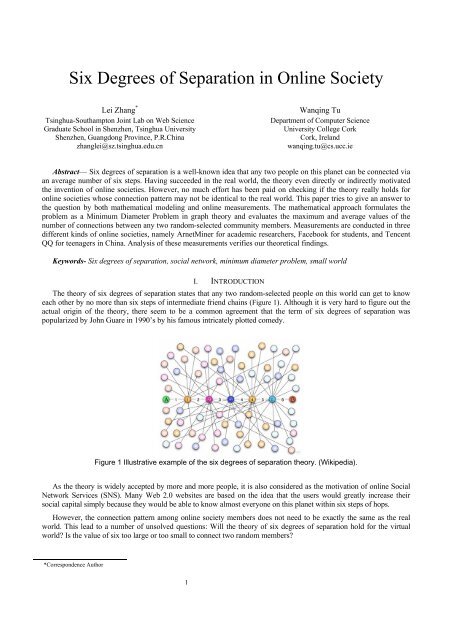 Six degrees of separation examples - bopqezz