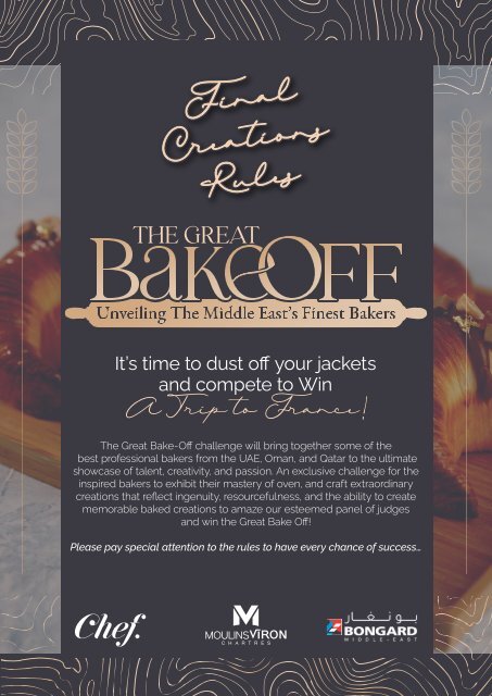 The Great Bake Off 2023- Competition Rules