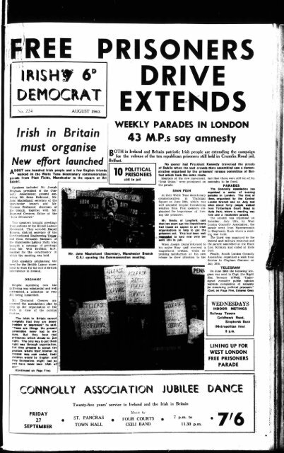 Irish Democrat August 1963