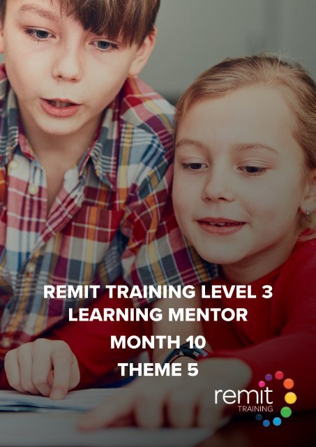 Learning Mentor Month 10