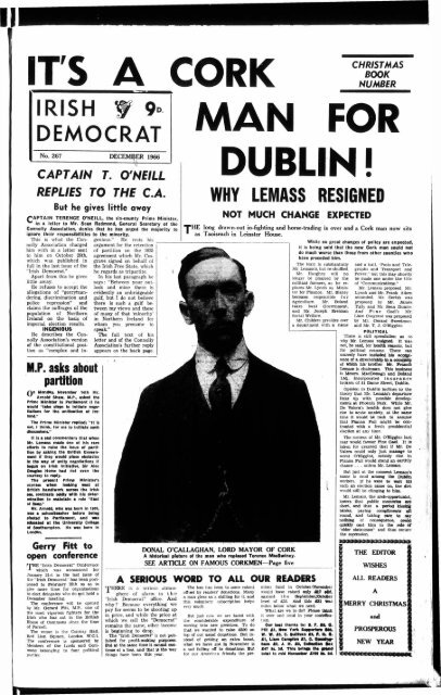Irish Democrat December 1966