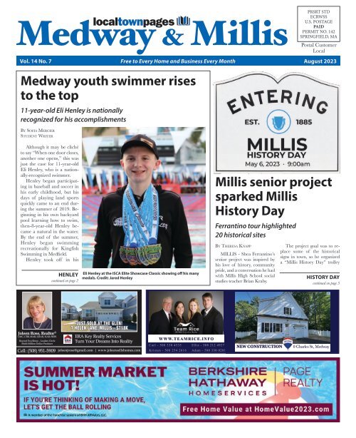 Medway & Millis August 2023