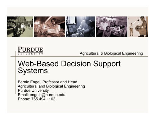 Web-Based Decision Support Systems