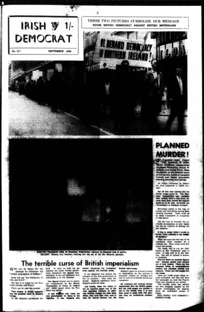Irish Democrat September 1969