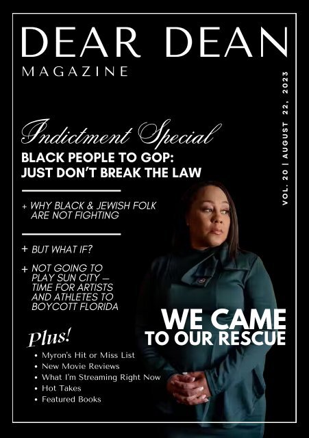 Dear Dean Magazine: August 2023