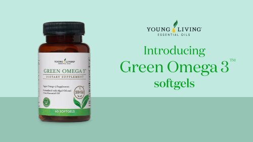 Green Omega 3 Educational PowerPoint | Digital Library | Young Living