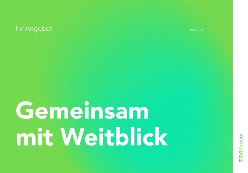 Gemeinsam mit Weitblick