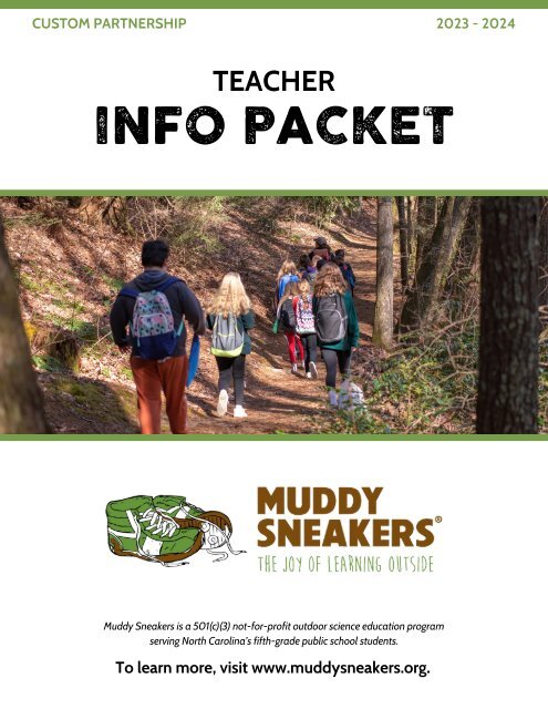 2023 - 2024 Teacher Packet CUSTOM
