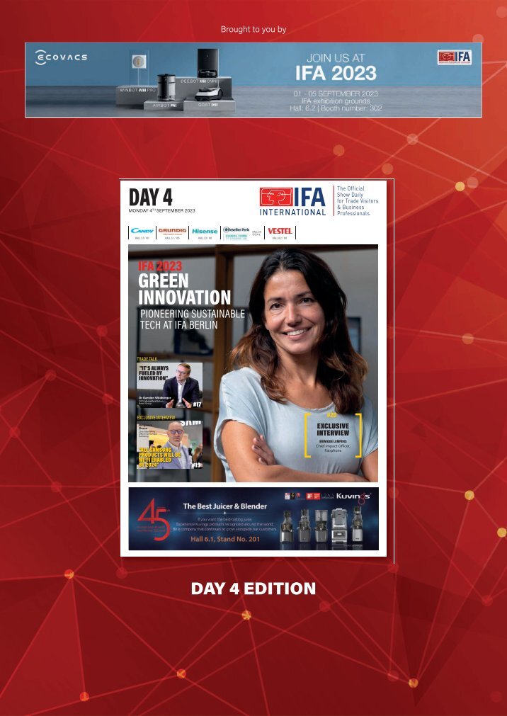 IFA INTERNATIONAL 2023 - WEEK-END EDITION