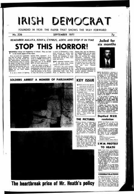 Irish Democrat September 1971