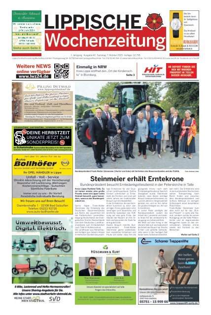 ePaper - Lippische Wochenzeitung - LWZ24.de