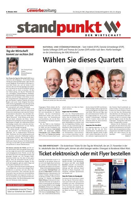 Standpunkt 566, 6. Oktober 2023