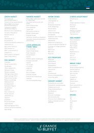 Fast Lane Menu | Silja Serenade | FIN/SWE/ENG