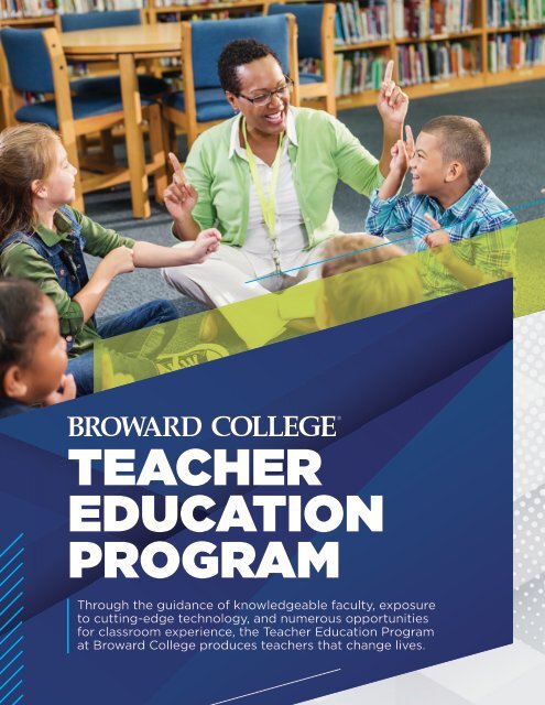 Teacher Education brochure