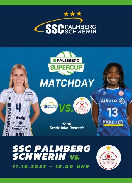 Spieltagsflyer PALMBERG SUPERCUP vs. Allianz MTV Stuttgart - SSC ...