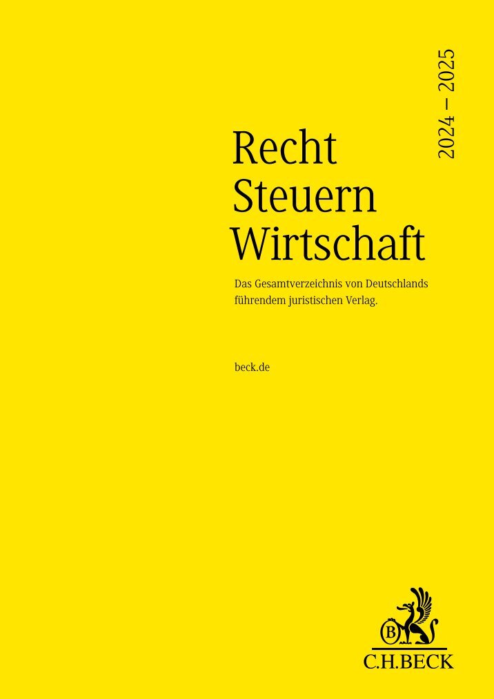 Neuerscheinungen C.H.BECK und beck-online