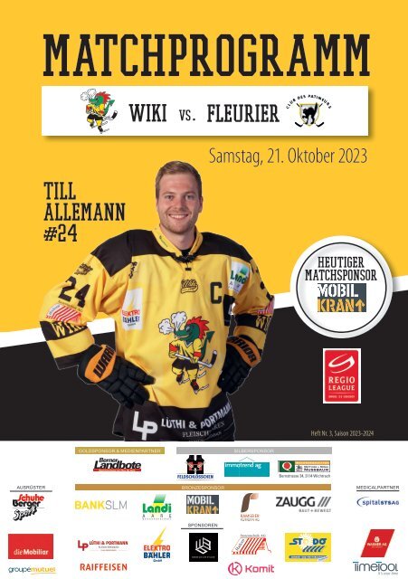 Matchprogramm WIKI vs. Fleurier