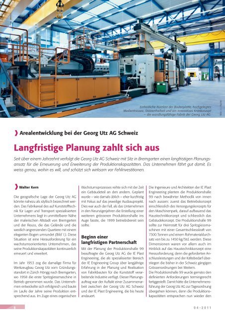 Langfristige Planung zahlt sich aus - Kunststoff-Schweiz