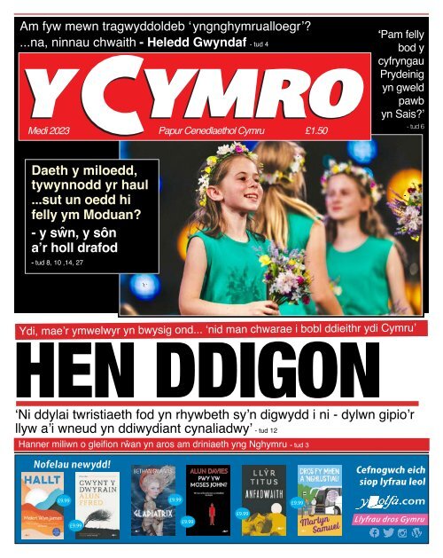 Y Cymro - Medi 2023