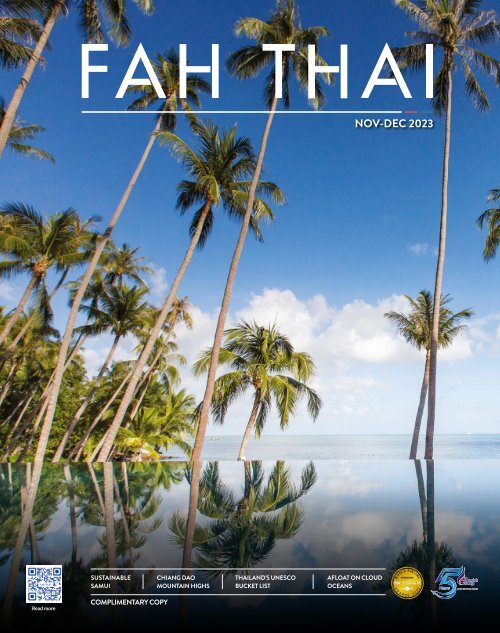 Fah Thai Magazine - Inflight Magazine of Bangkok Airways Issue Nov-Dec 2023