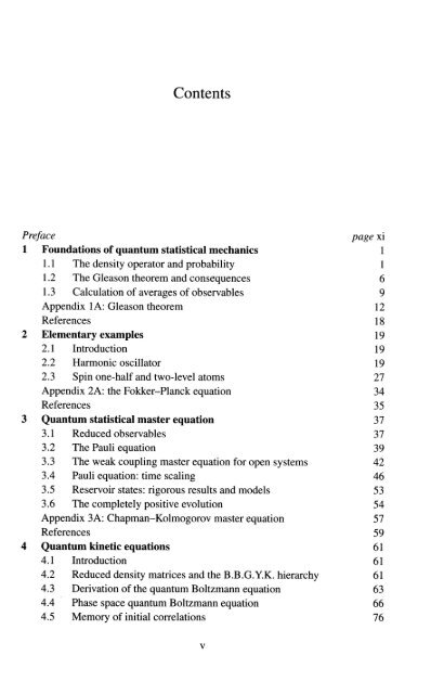 Table of Contents - Chemistry - Physics Library