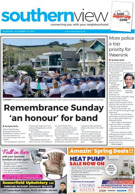 Southern View: November 16, 2023