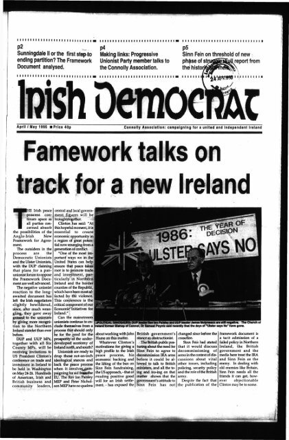 Irish Democrat April - May 1995
