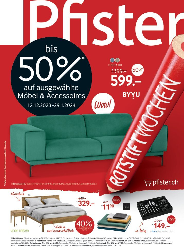 Pfister Prospekte
