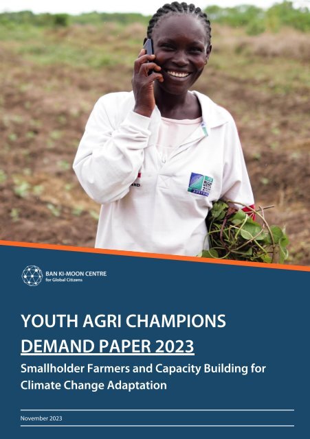 Youth Agri Champions Demand Paper 2023