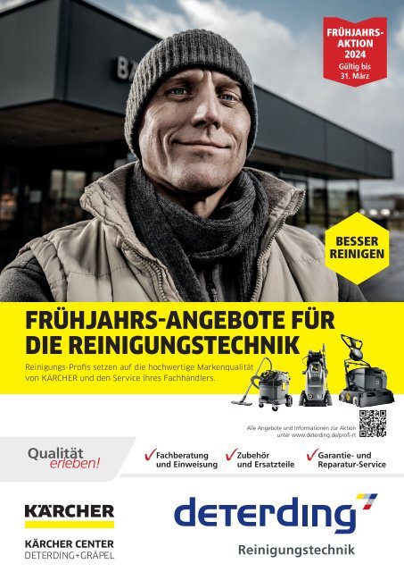 KÄRCHER Profi-Aktion Frühjahr 2024 bei Deterding