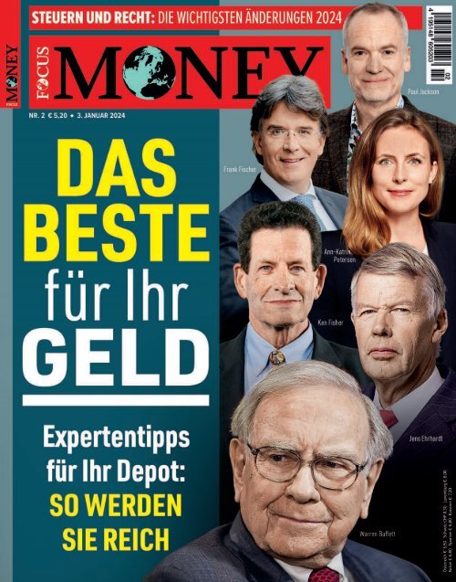Stilvolle Magazin Focus Money Bilder
