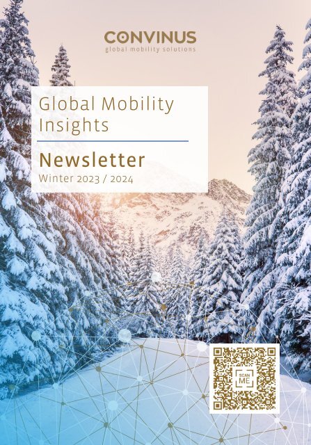 CONVINUS Global Mobility Insights NEWSLETTER Winter 2023 / 2024