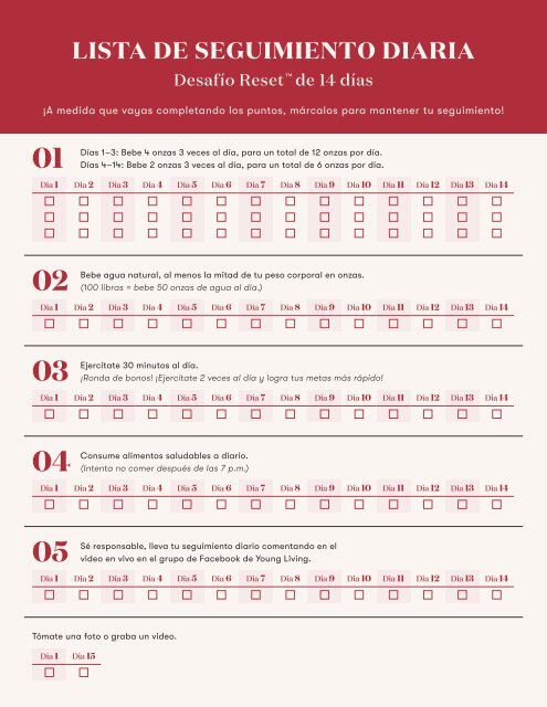 Checklist del Paquete Make a Shift™ Reset™ Kit | Digital Library ...