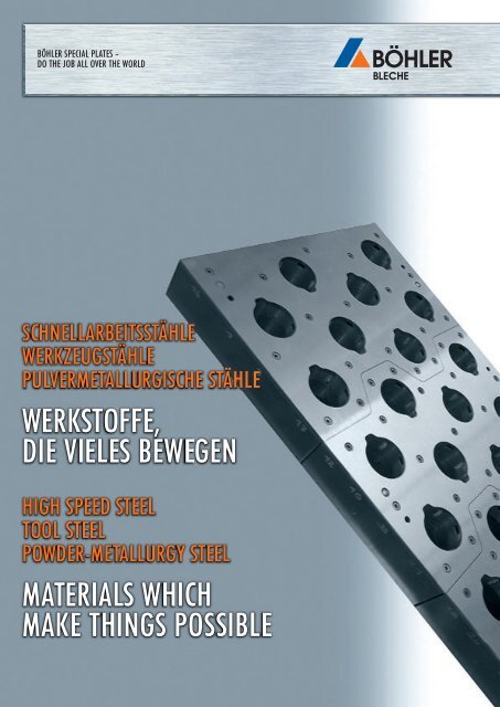Werkzeugstahl - Tool Steel - BÖHLER Bleche