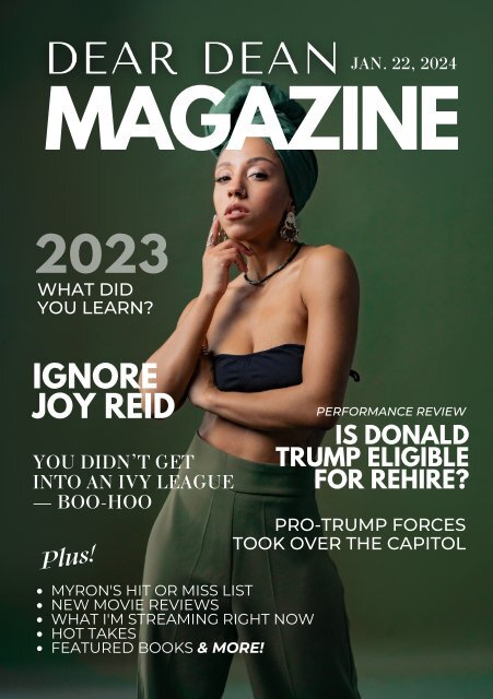 Dear Dean Magazine: January 2024