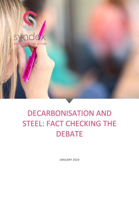 Syndex_Decarbonisation_steel_FactChecking