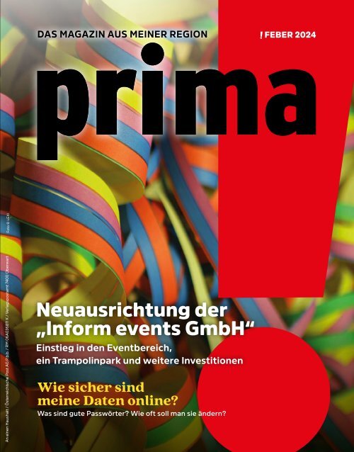 prima! Magazin – Ausgabe Feber 2024