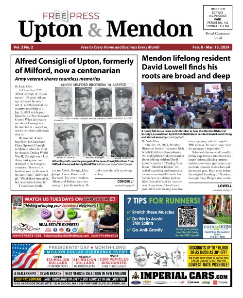Upton & Mendon Free Press February 2024