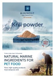 Krill Powder Product Data Sheet 2024